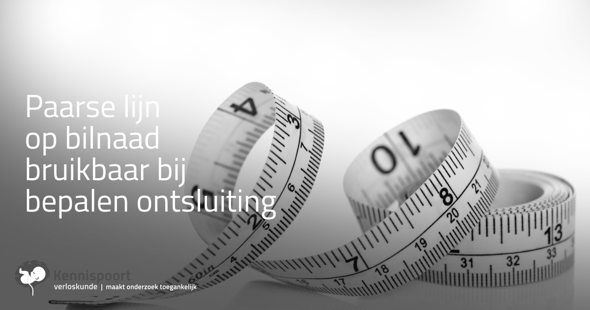 Paarse lijn op bilnaad bruikbaar bij bepalen ontsluiting - Kennispoort ...