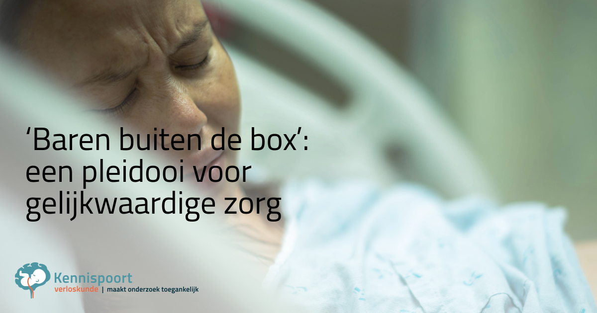 ‘Baren buiten de box’: een pleidooi voor gelijkwaardige zorg ...